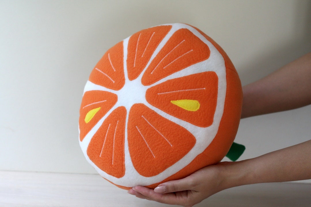 Fruit Pillow: Orange, Lemon, Lime or Grapefruit - Decorative Pillow - Etsy