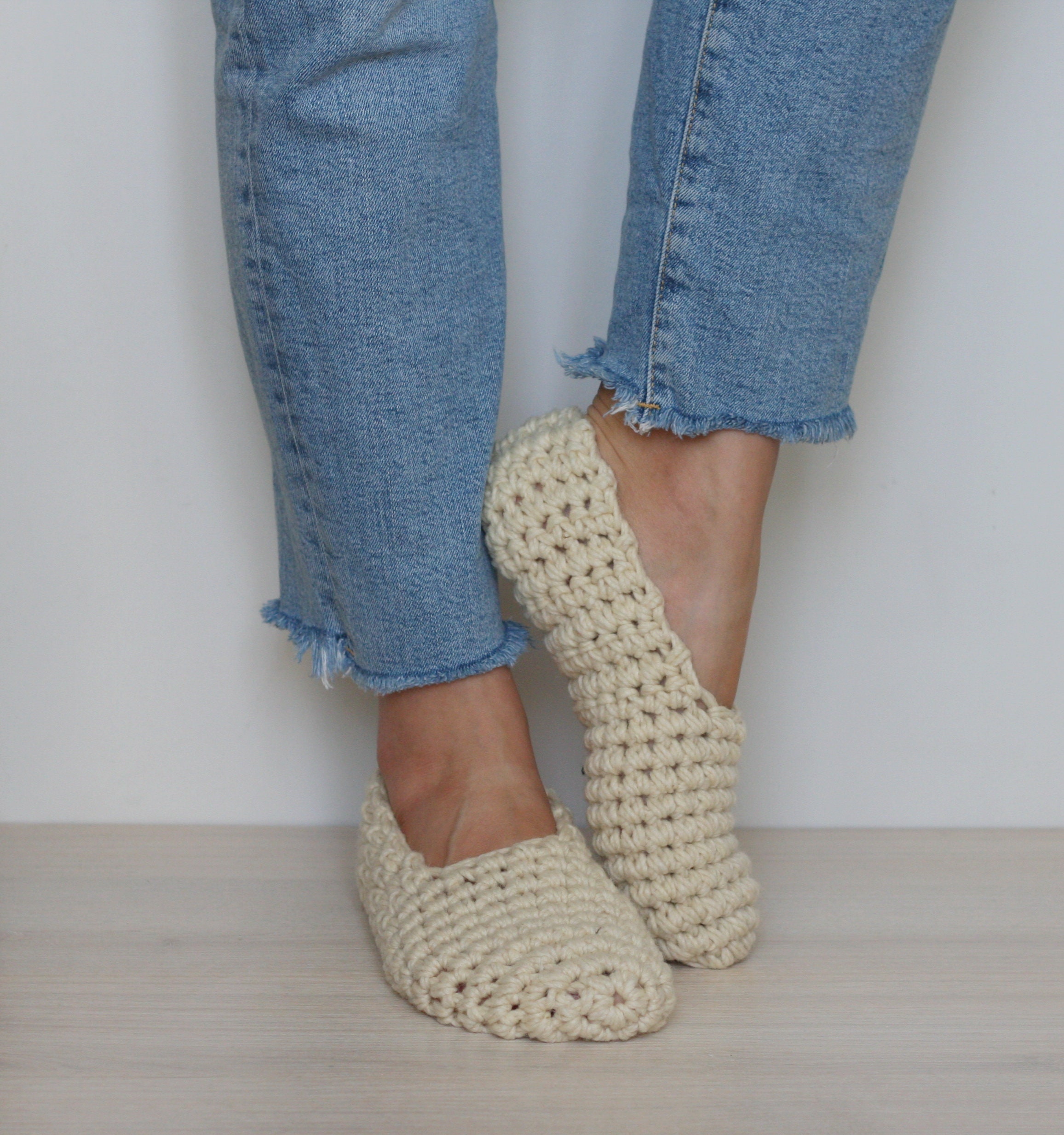 Hand Knit Slippers. All Sizes Crochet Slippers for the Whole Family - Etsy
