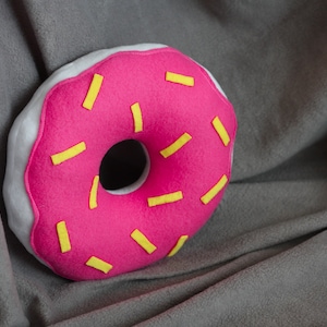 Donut Pillow - Decorative Pillow - Etsy