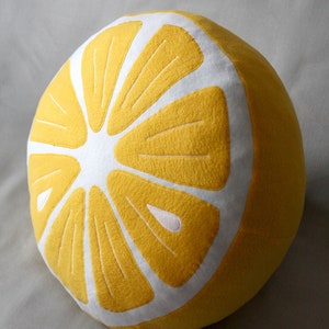 Fruit Pillow: Orange, Lemon, Lime or Grapefruit - Decorative Pillow - Etsy