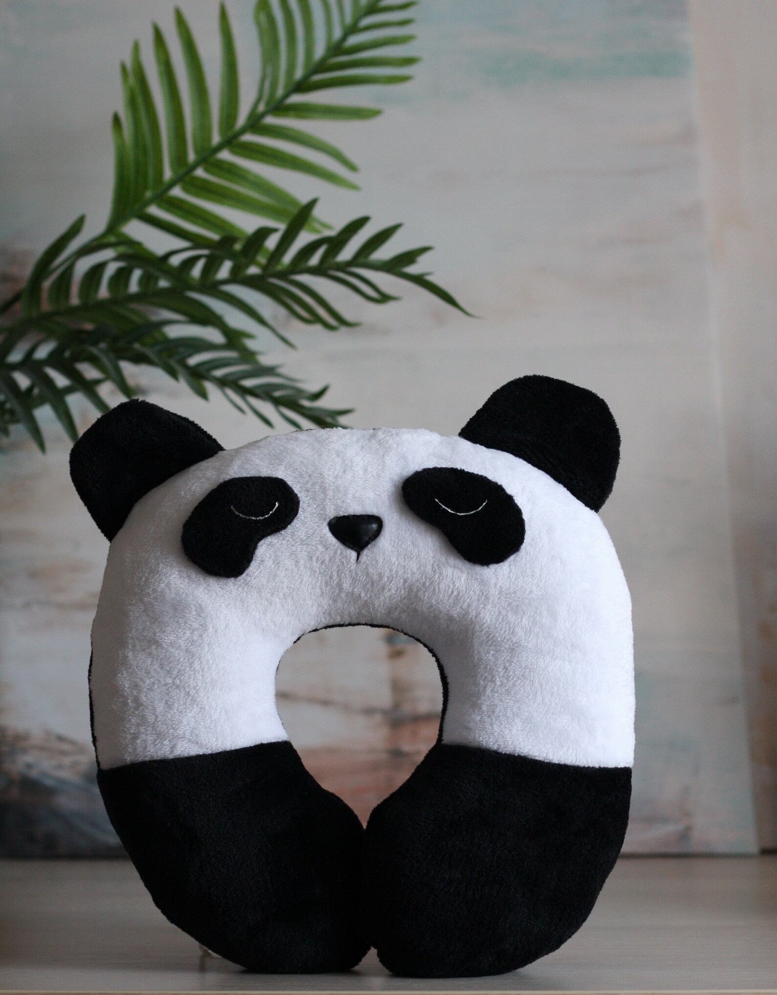 Cozy Comfort: Panda Neck Pillow - Relaxation On-the-go! - Etsy