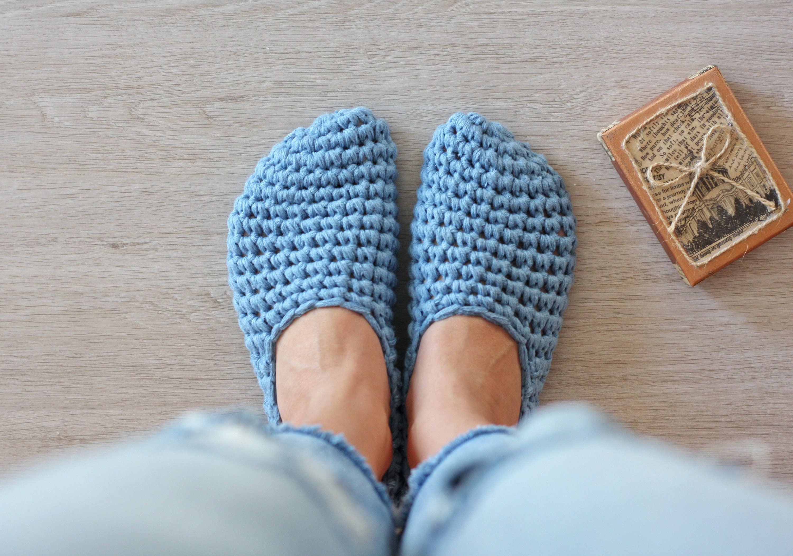 Hand Knit Slippers. All Sizes Crochet Slippers for the Whole Family - Etsy