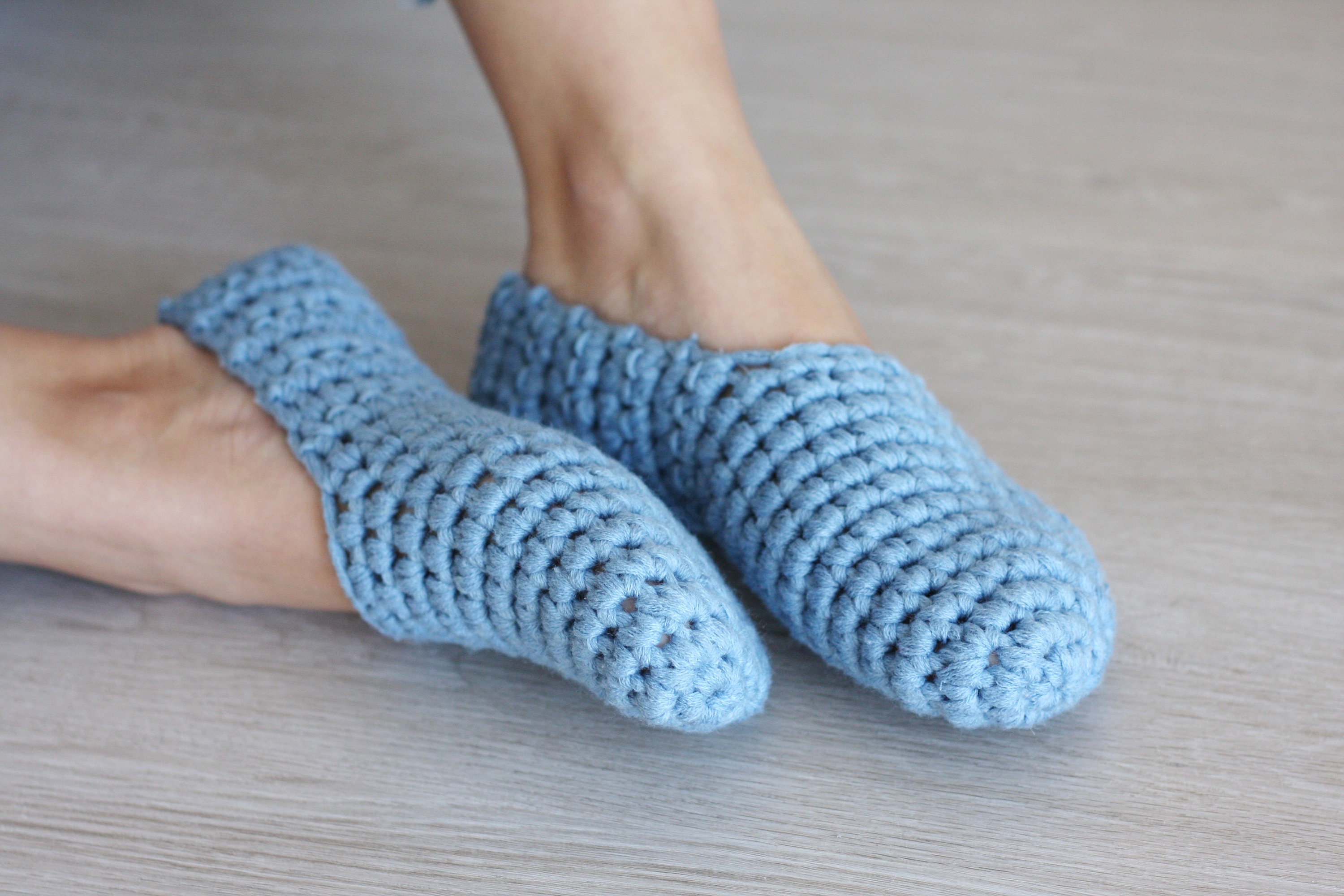 Hand Knit Slippers. All Sizes Crochet Slippers for the Whole Family - Etsy