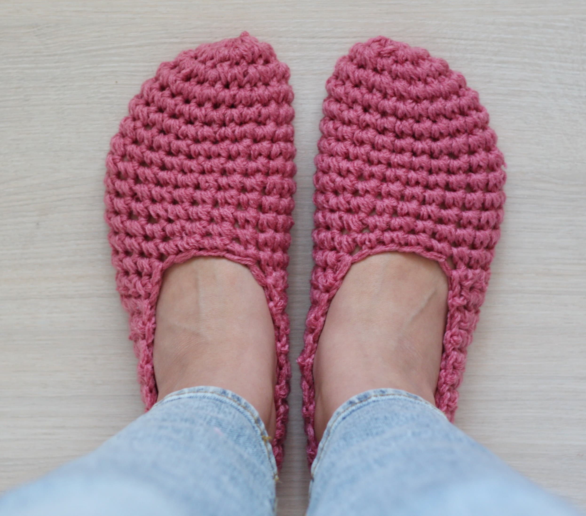 Hand Knit Slippers. All Sizes Crochet Slippers for the Whole Family - Etsy