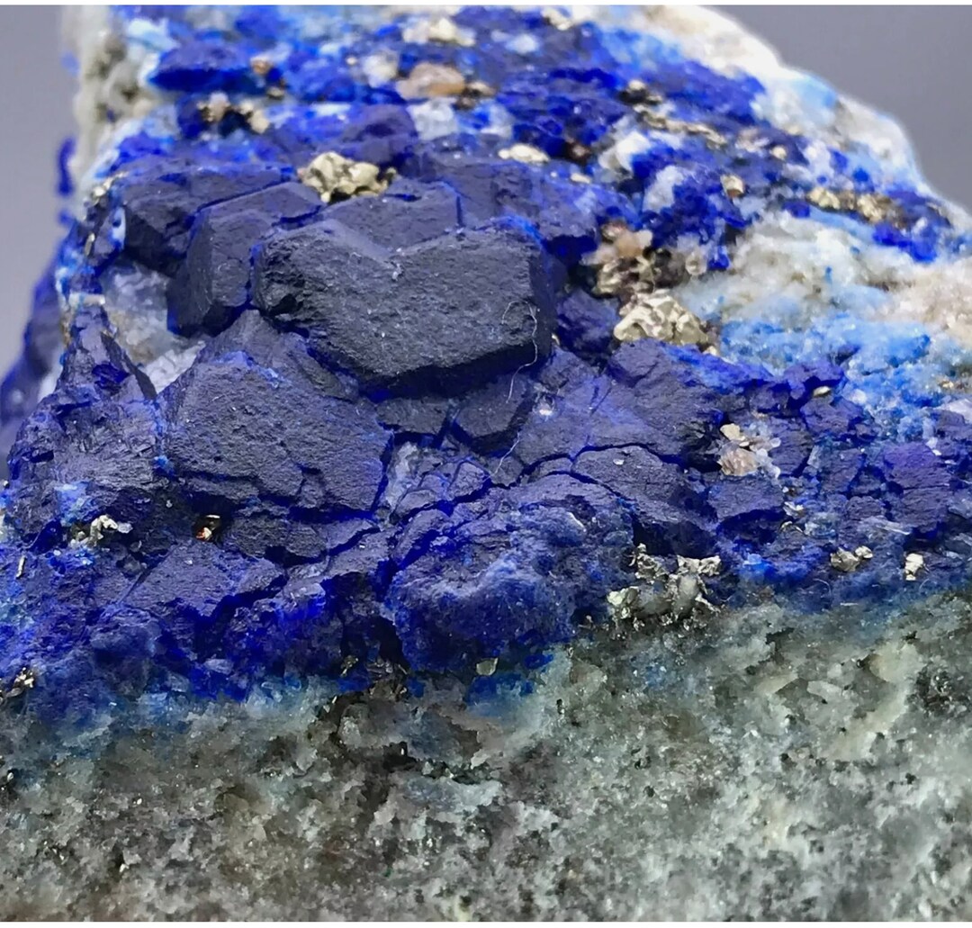 EPIC! Hauyne on Matrix Terminated 280 GM Hauyne Crystals on Matrix From ...