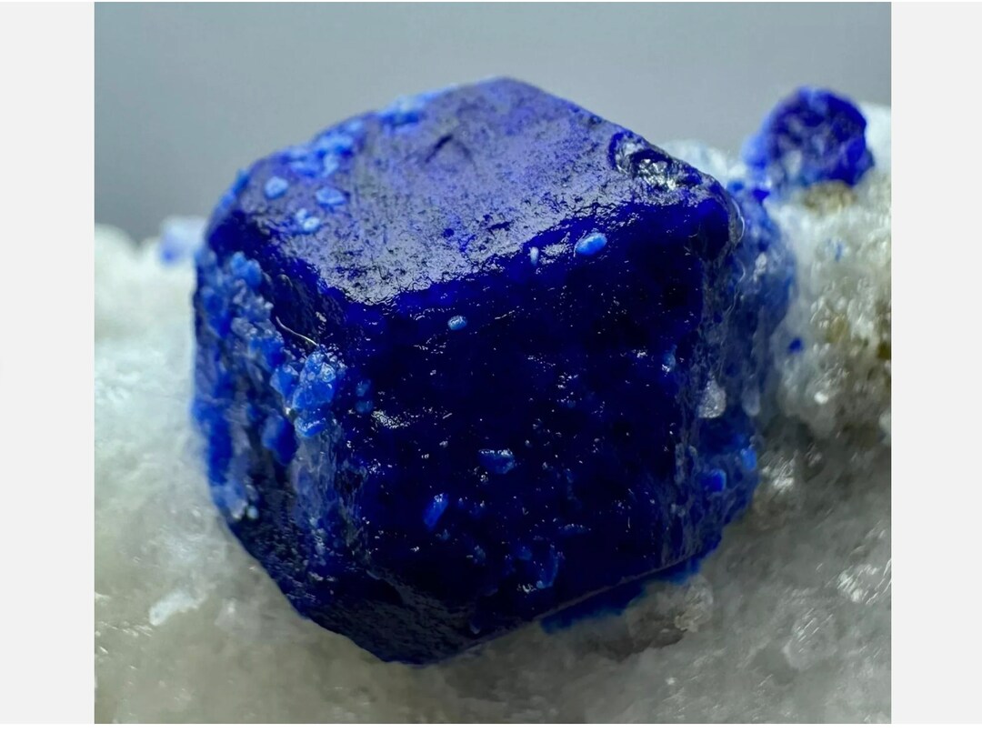 LEGENDARY Lazurite on Matrix Lazurite Crystal on Calcite Matrix ...