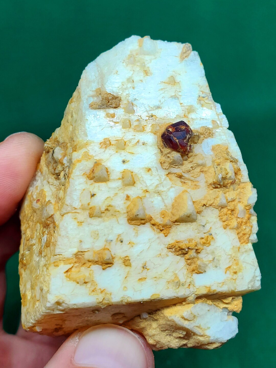 RARE Spessartine Garnet on Matrix Garnet Gemstone Garnet Crystal on ...