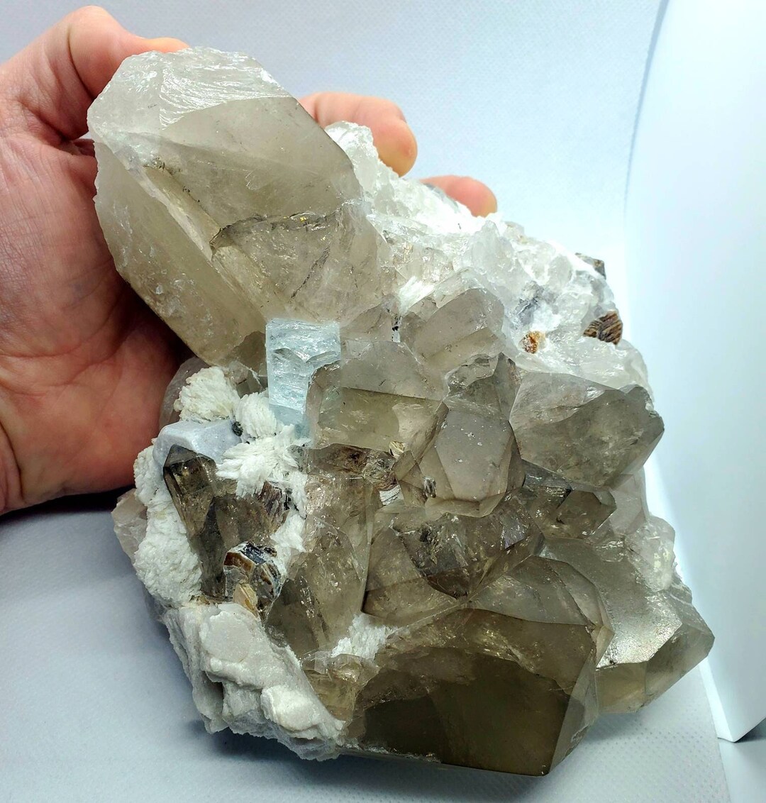 ¡Gema gigante de cristal de berilo aguamarina de tamaño XL, cristal de ...