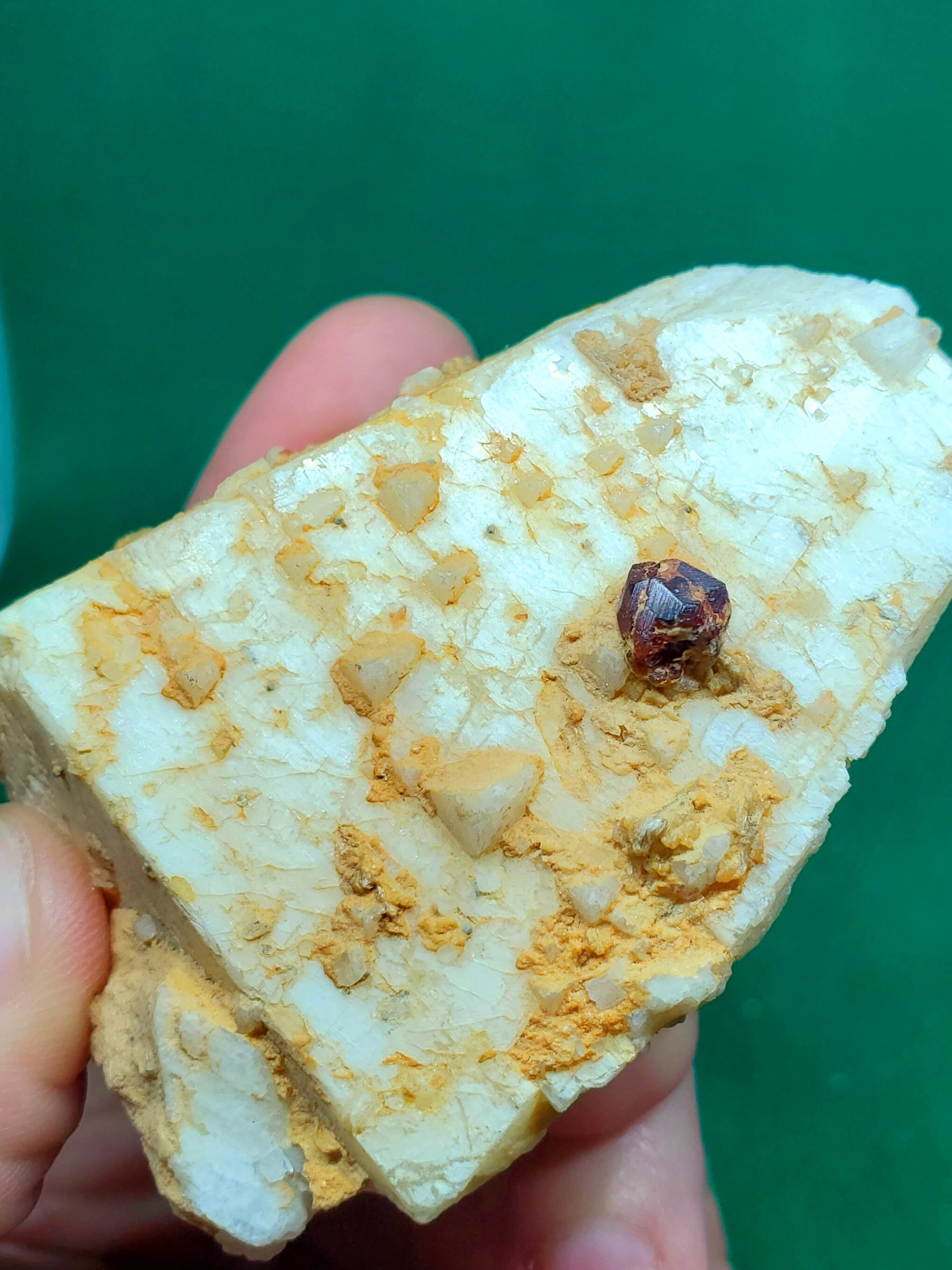 RARE Spessartine Garnet on Matrix Garnet Gemstone Garnet Crystal on ...