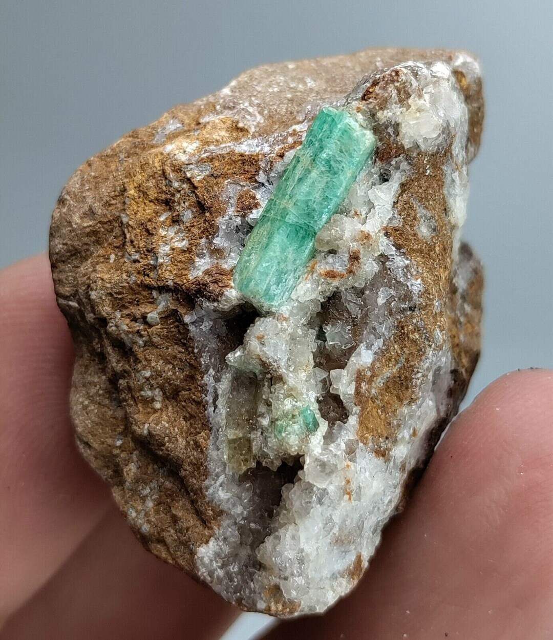 Epic Double Terminated Emerald on Matrix Emerald Beryl on Matrix ...