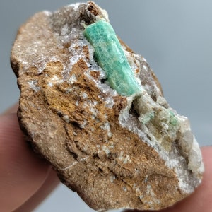 Epic Double Terminated Emerald on Matrix Emerald Beryl on Matrix ...