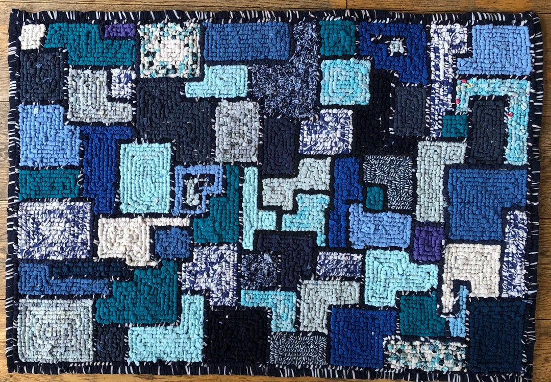Rag Rug - Etsy