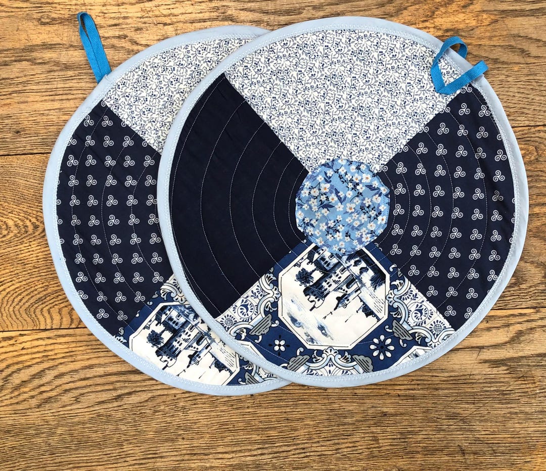 Pair Aga Hob Covers From Recycled Fabric - Etsy