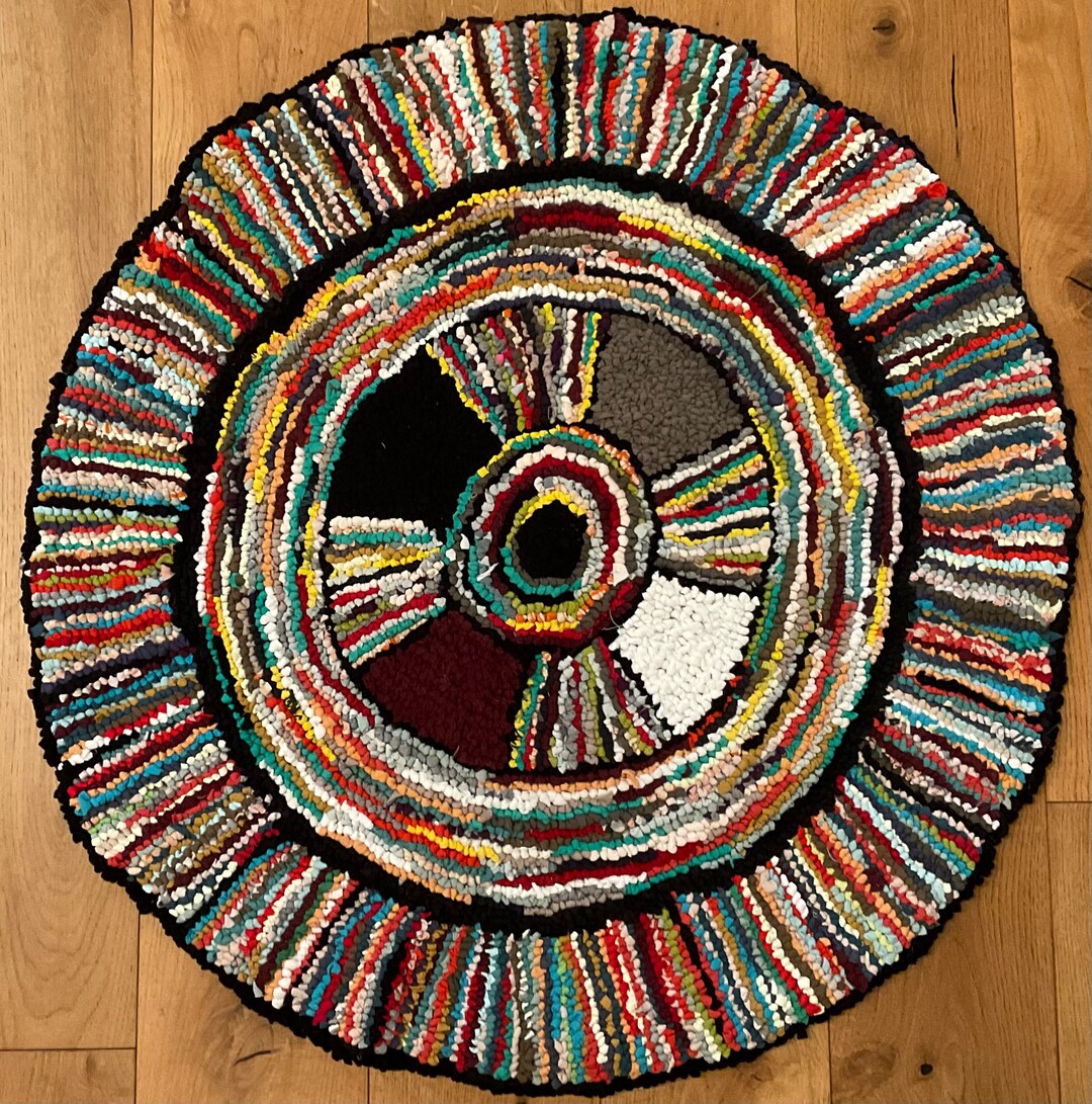 Rag Rug From Recycled Fabric - Etsy