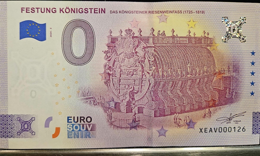 0 Euro Note Königstein Fortress XEAV 2024-3 - Etsy