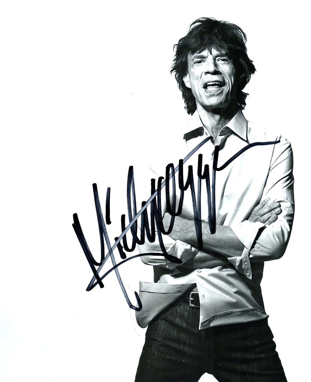 Mick Jagger Autograph the Rolling Stones - Etsy