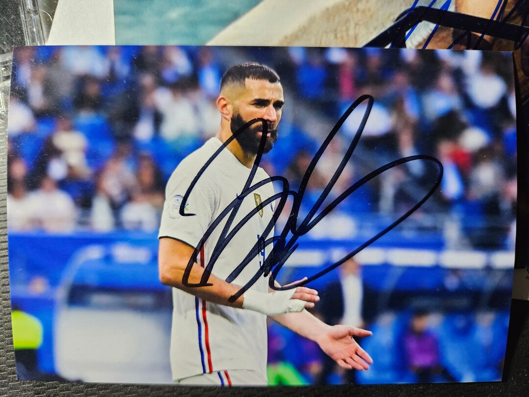 Karim Benzema Autograph - Etsy