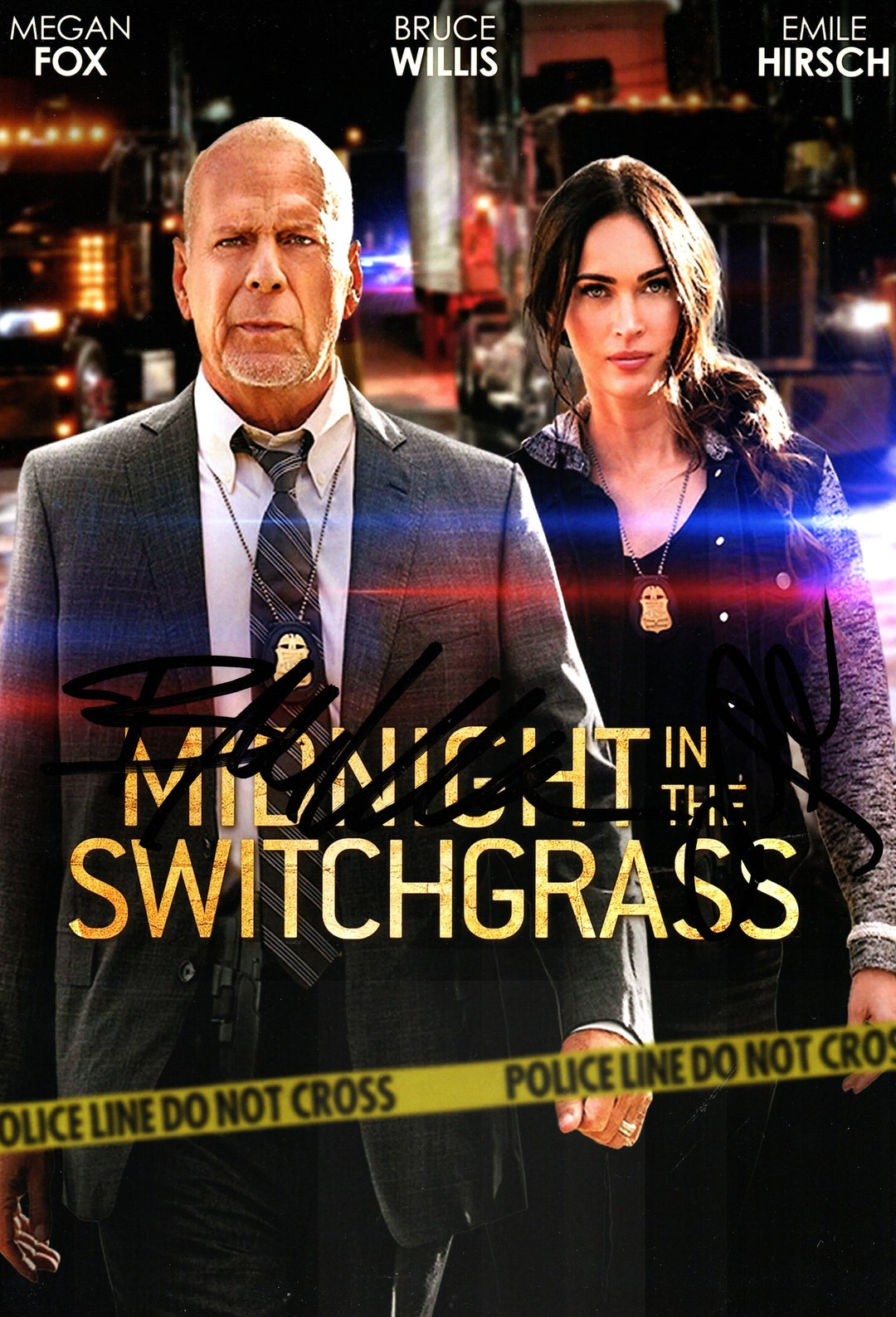 Bruce Willis and Megan Fox Autograph - Etsy