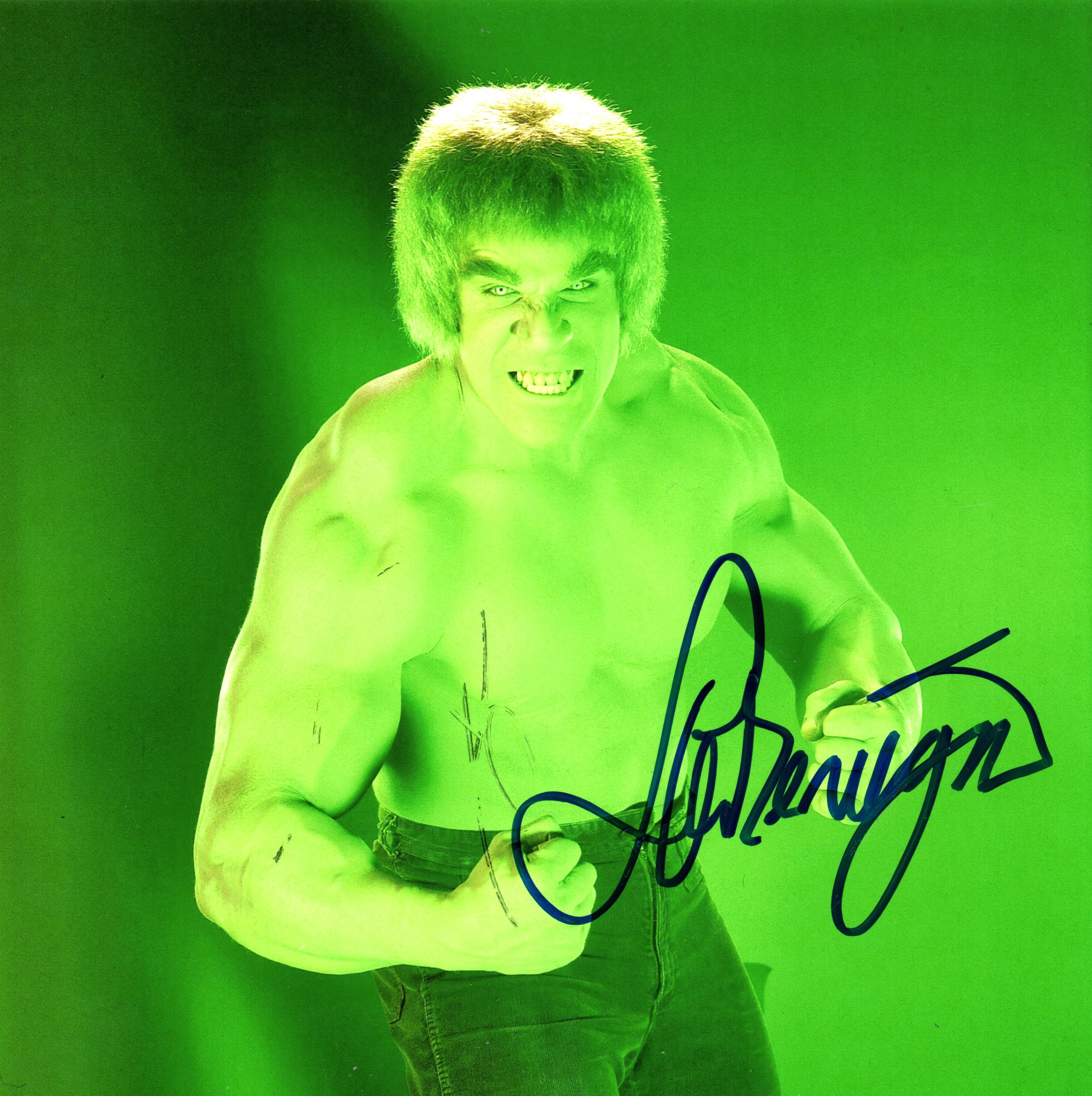 Lou Ferrigno Autograph Hulk - Etsy