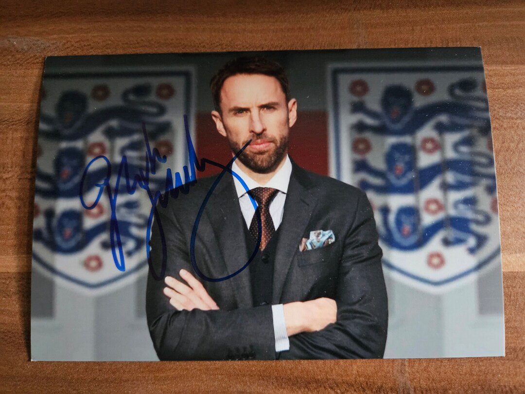 Gareth Southgate Autograph - Etsy