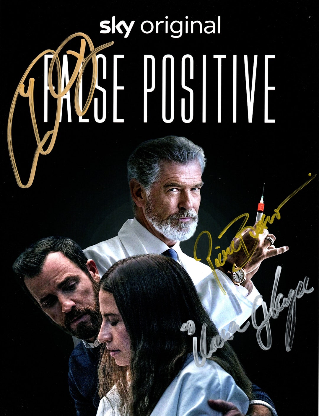 False Positive Cast Autograph Pierce Brosnan - Etsy