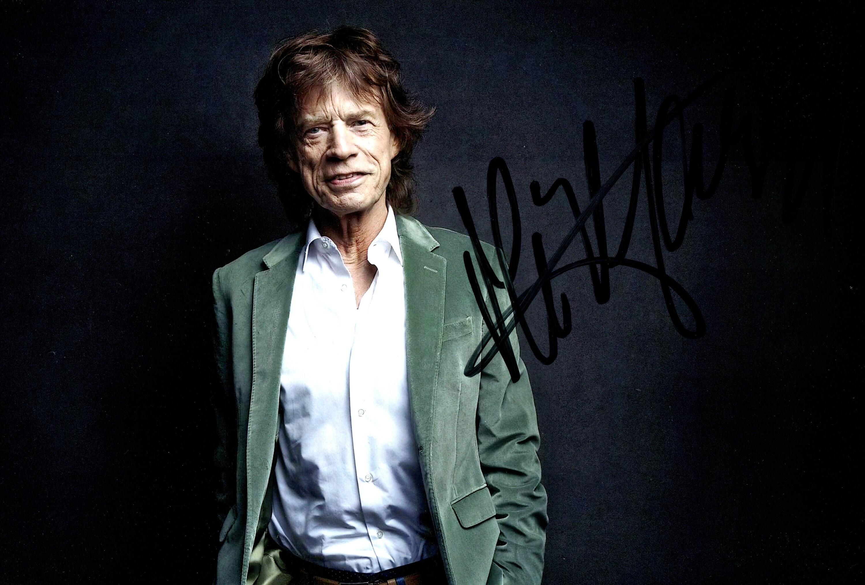 Mick Jagger Autograph - Etsy