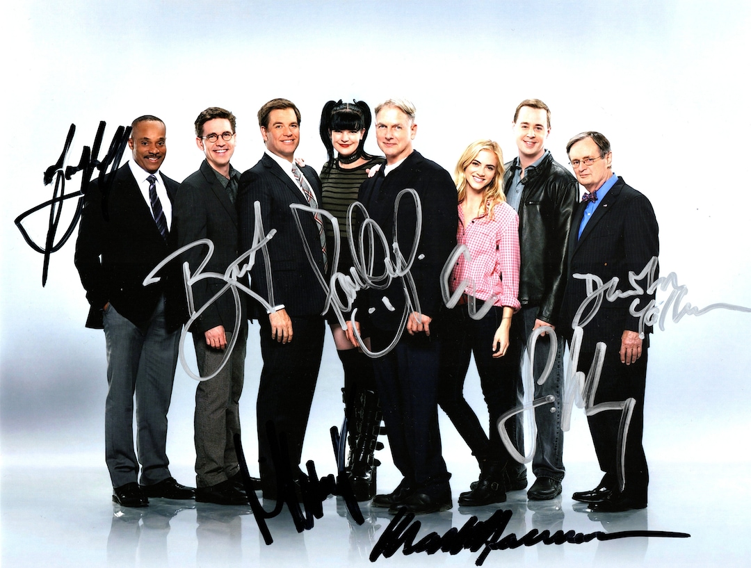 Hand Signed Autograph NCIS Cast - Etsy