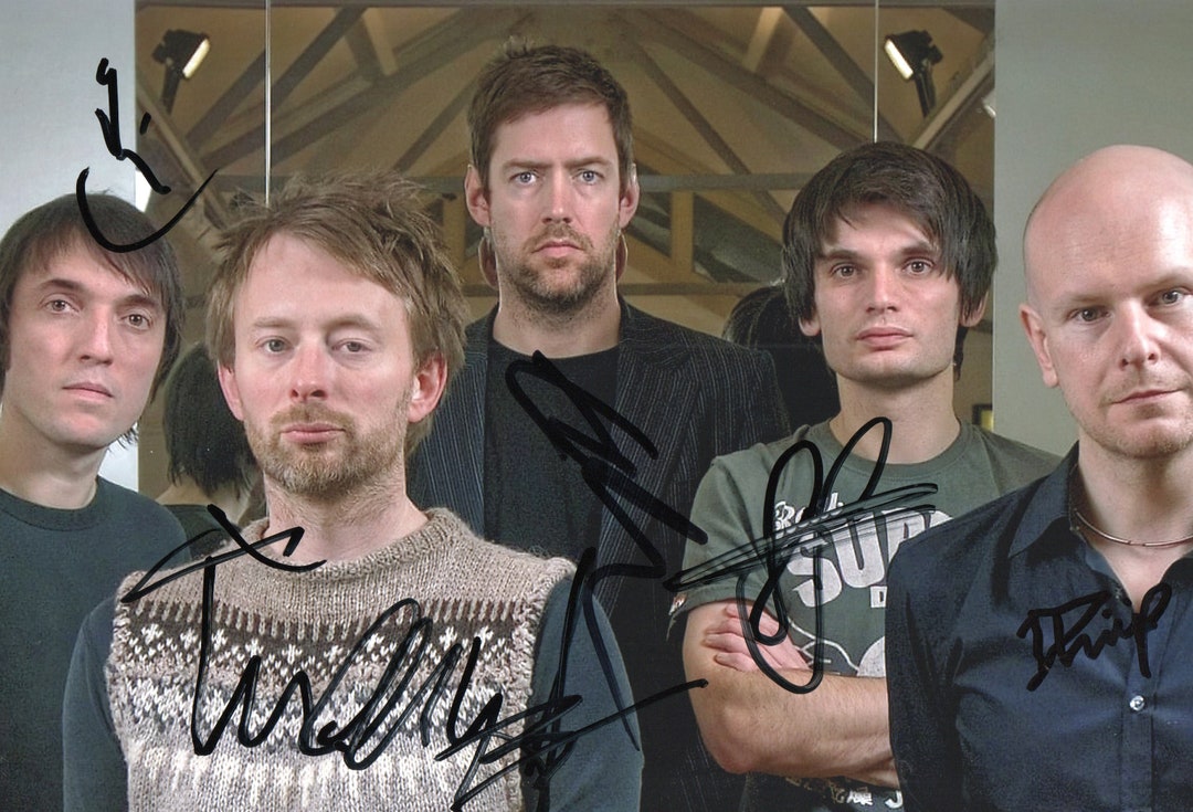 Radiohead Autograph - Etsy