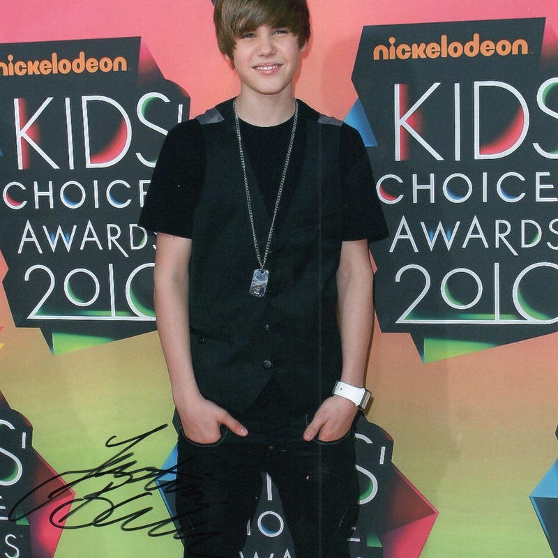 Justin Bieber Autograph - Etsy