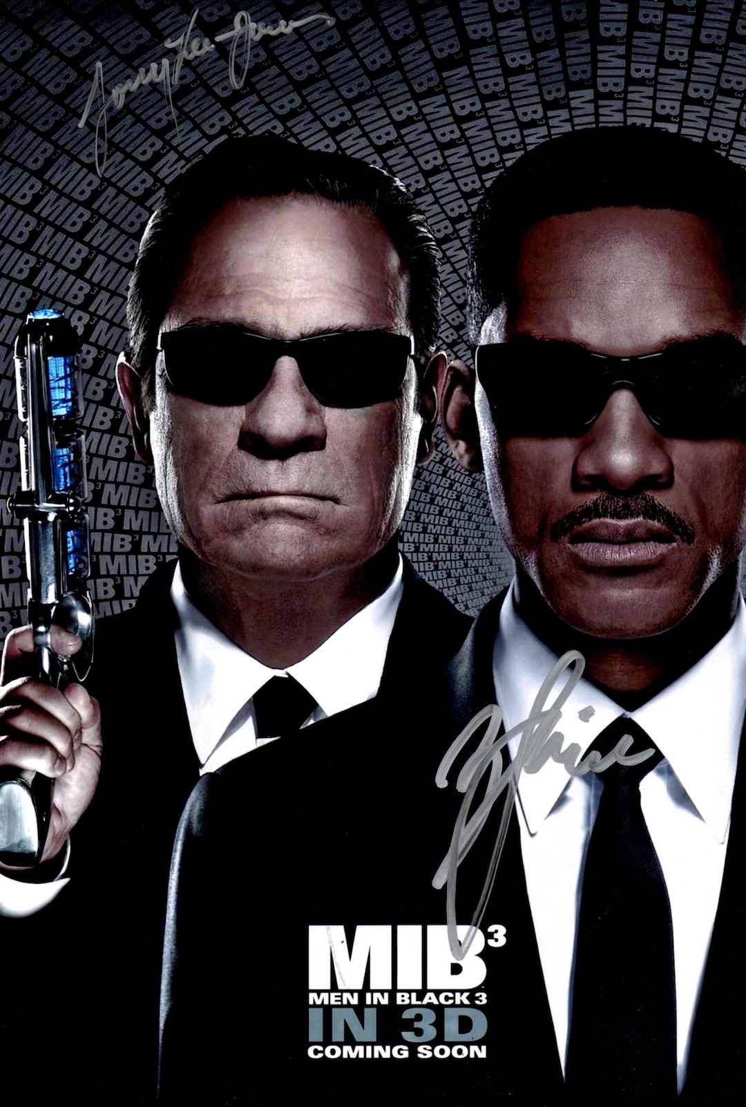 Men in Black Cast Autograph Will Smith Tommy Lee Jones - Etsy