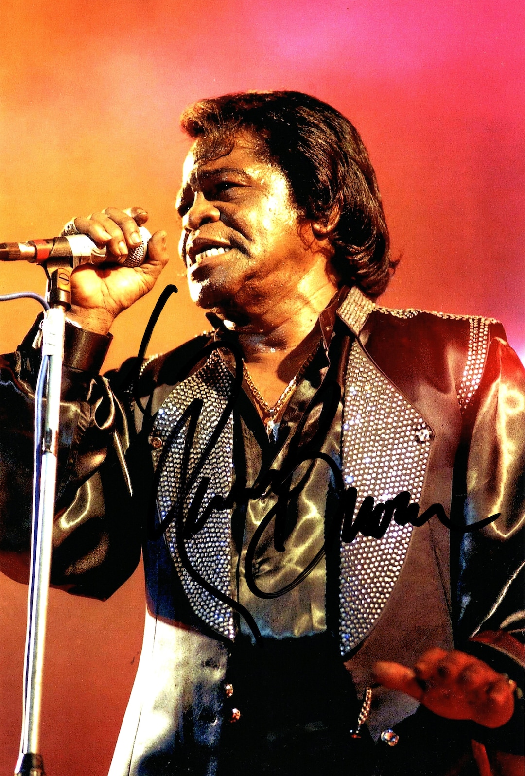 James Brown Autograph - Etsy