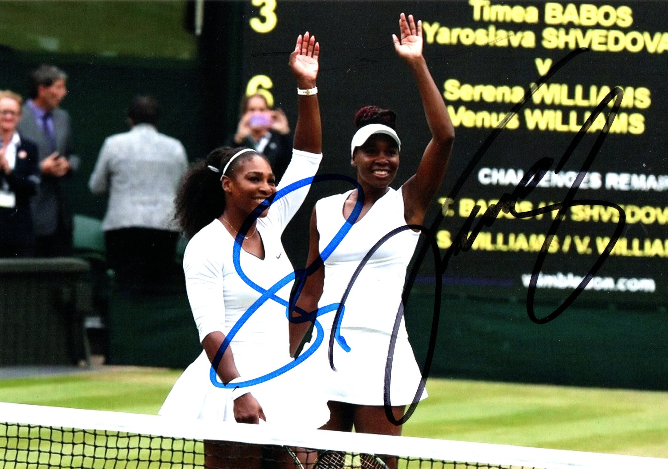 Venus and Serena Williams Autograph - Etsy