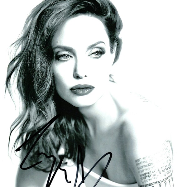Angelina Jolie Autograph - Etsy