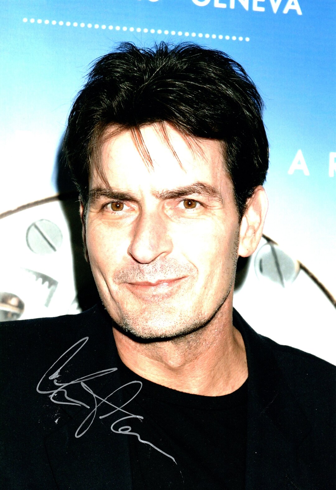 Charlie Sheen Autograph Two and a Half Men - Etsy