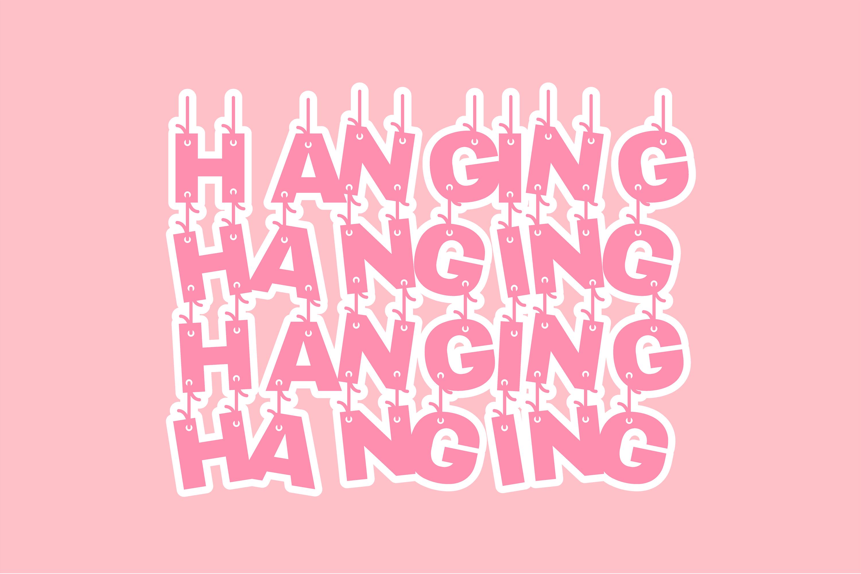 Hanging Stacked Font | Decorative Font, Stylish Font, Unique Font ...