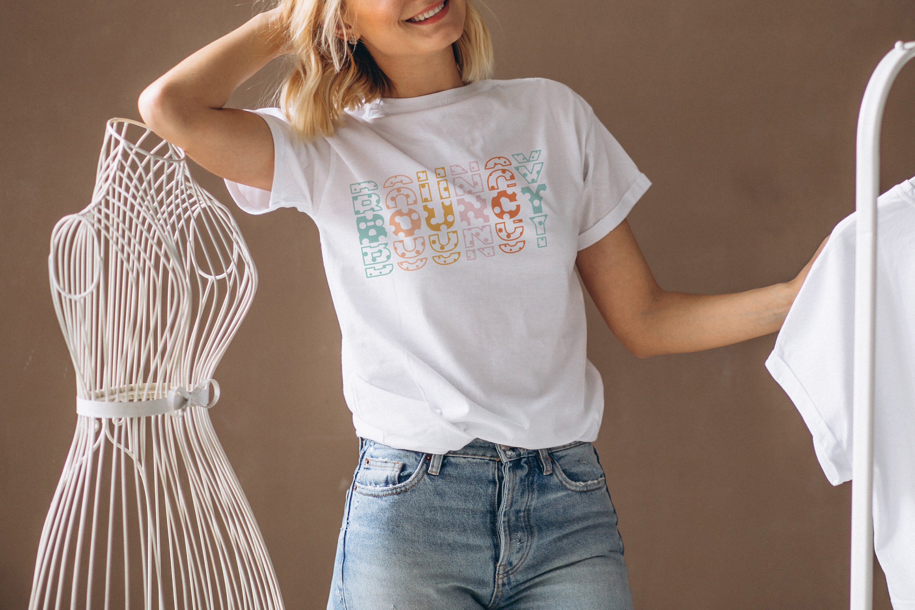 Patterned Stacked Font Bundle Stacked Font, Layered Font, Patterned ...