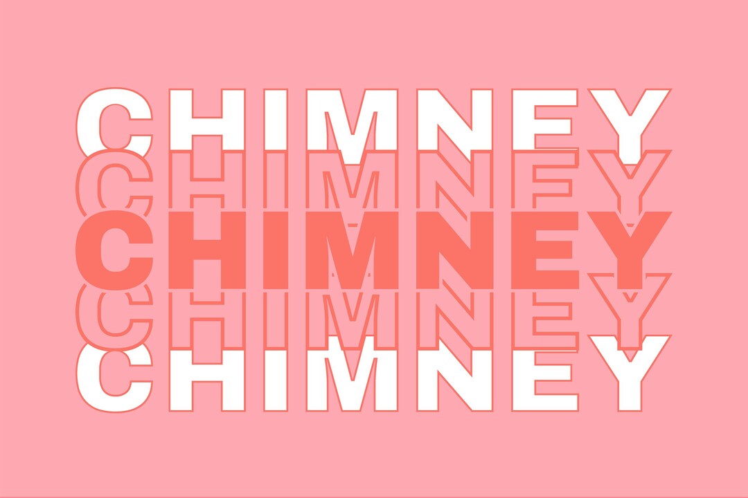 Chimney Stacked Font Layered Font, Faded Font, Tall Font, Disappearing ...