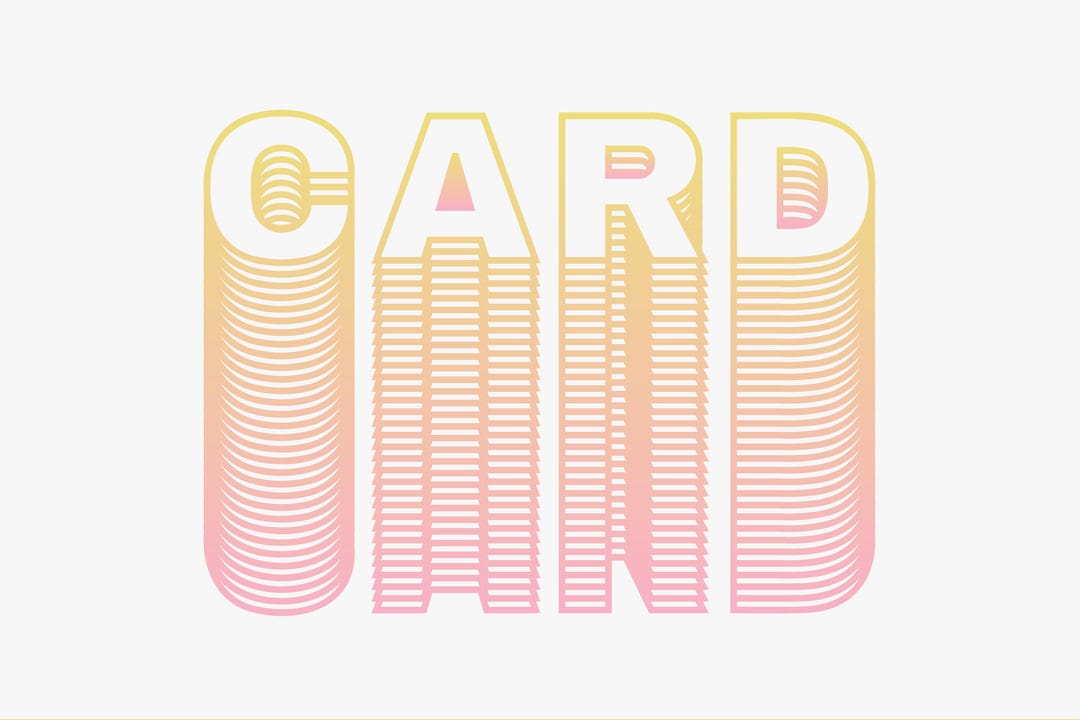 Card Stacked Font Layered Font, Deck Font, Casino Font, Card Game Font ...
