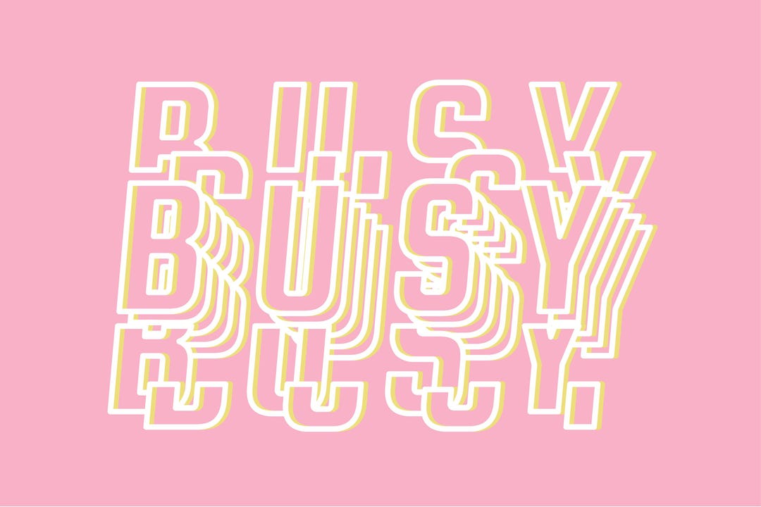 Busy Stacked Font | Layered Font, Deck Font, Card Font, Heap Font, Pile ...