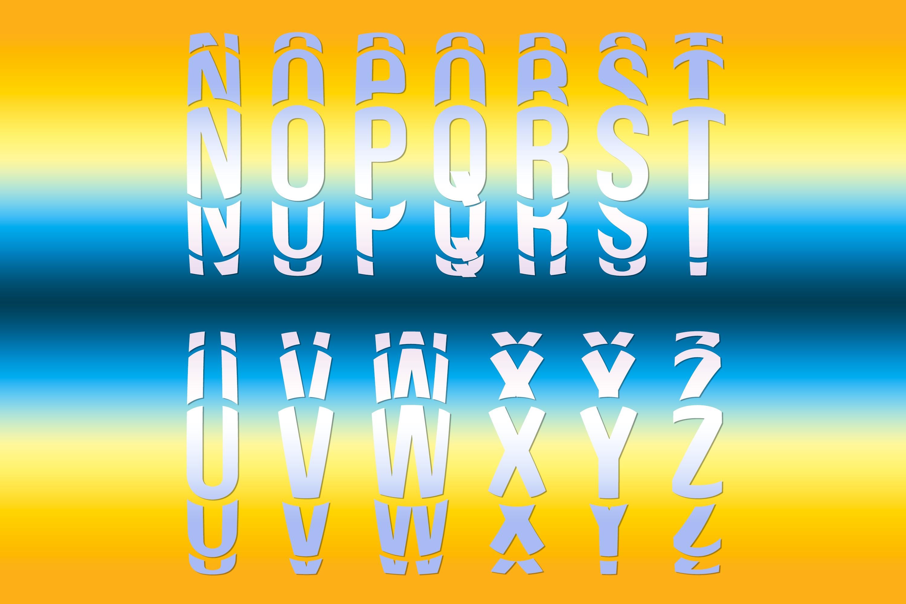 Fisheye Stacked Font | Layered Font, Warped Font, Distorted Font ...