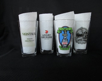 Custom Pint Beer Glass With Engraved Brand Perfect for Business ...