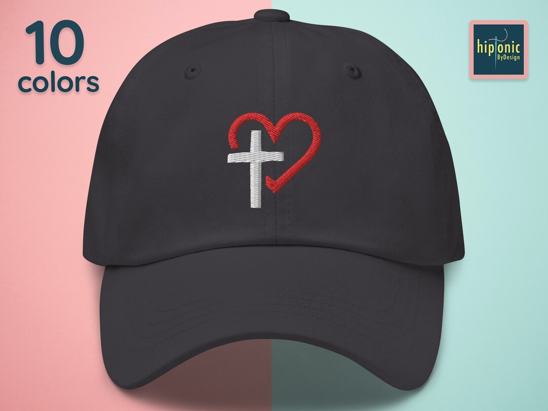 Christian Dad Hat, Embroidered Christian Cross Gifts, Faith Embroidery ...