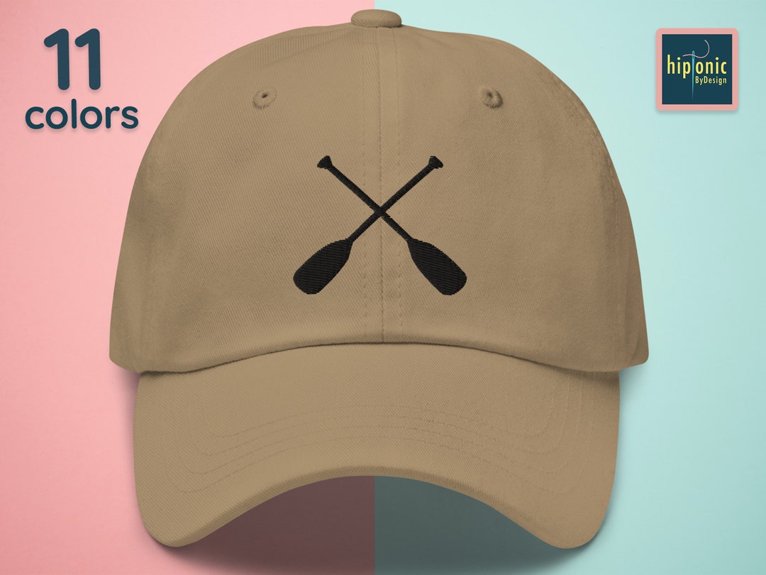 Rowing Embroidered Dad Hat, Rowing Paddles Embroidered Cap, College ...