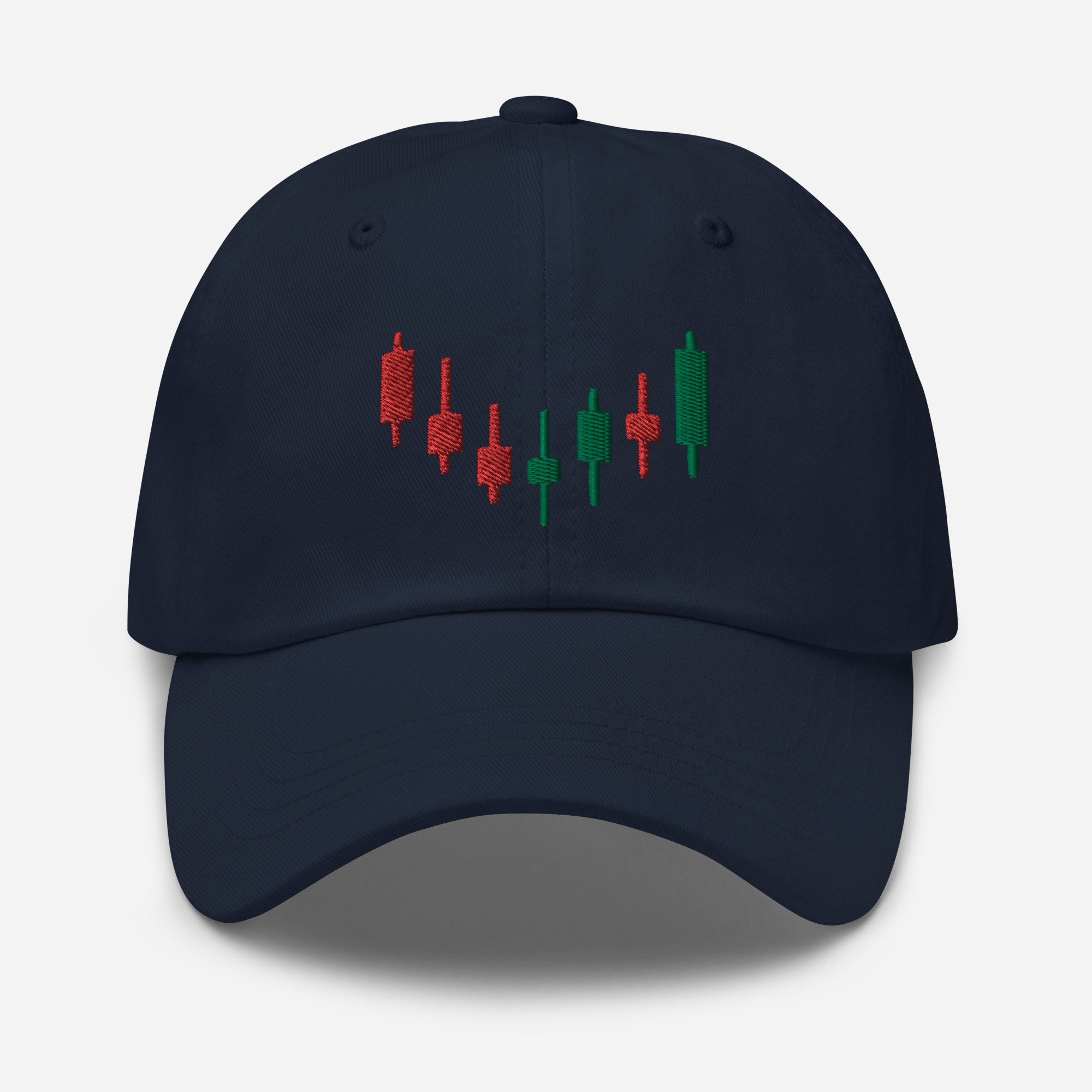 Day Trader Candlestick Pattern Dad Hat, Crypto Trader Gift, Embroidered ...