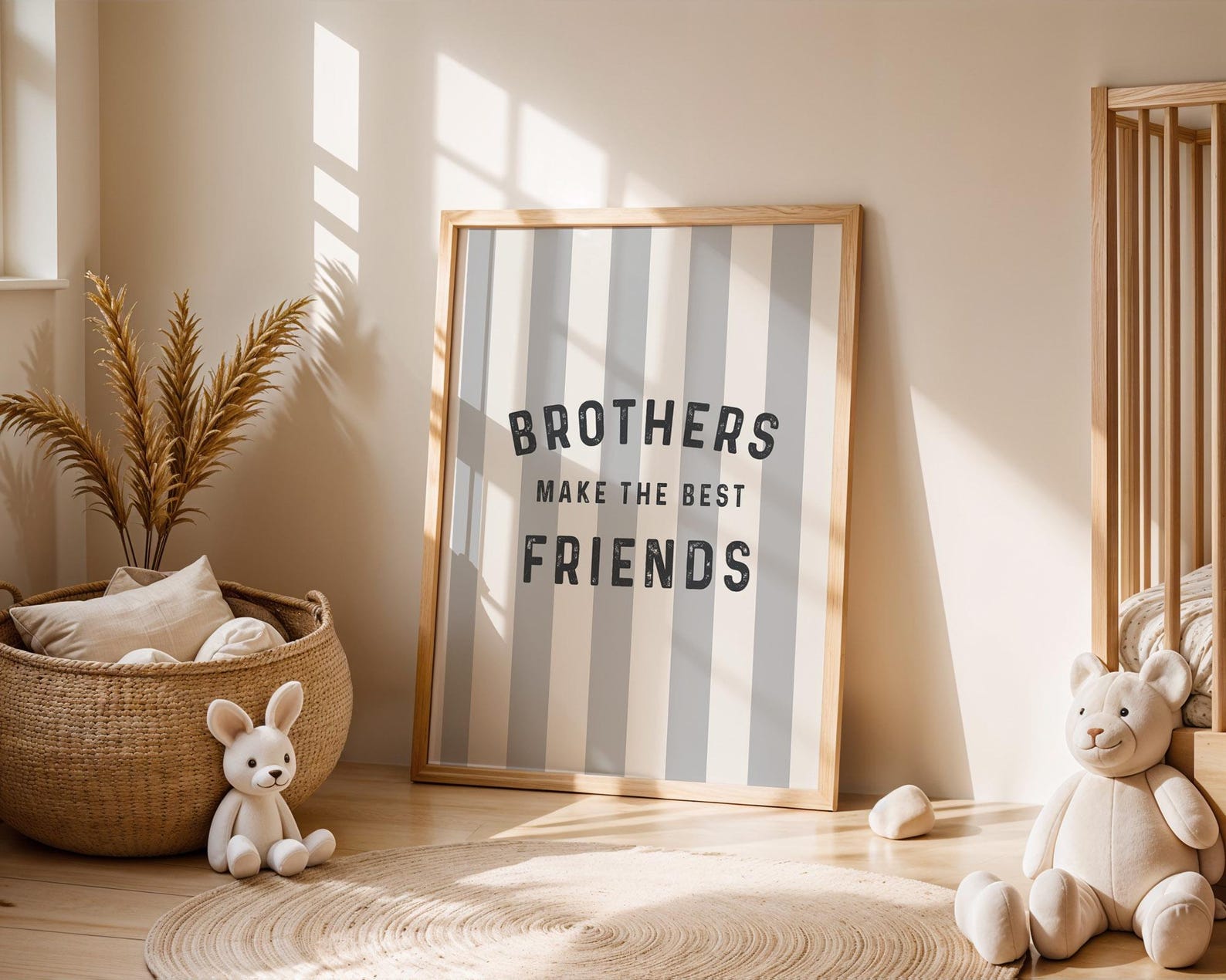 Brothers Make the Best Friends Print, Boy Nursery Decor, Long Live ...