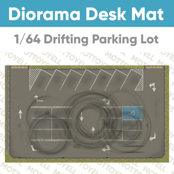 Diorama Parking Lot Desk - Etsy