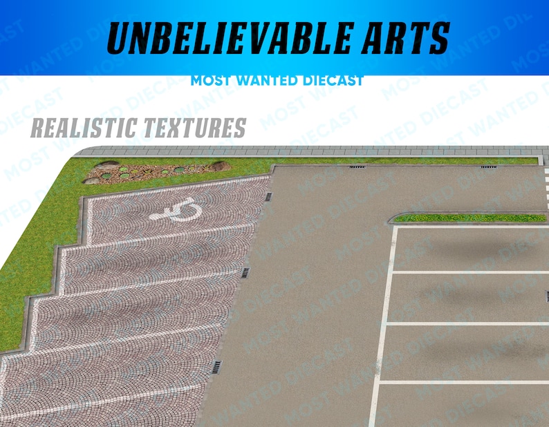 164 Diorama Desk Mat Parking Lot - Etsy