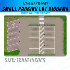 164 Diorama Desk Mat Parking Lot - Etsy