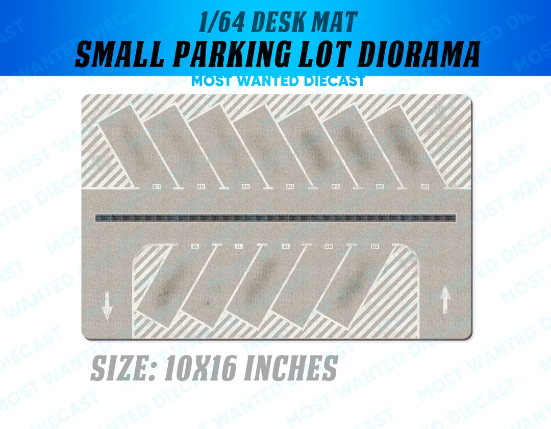 1/64 Desk Mat Diorama Small Parking - Etsy