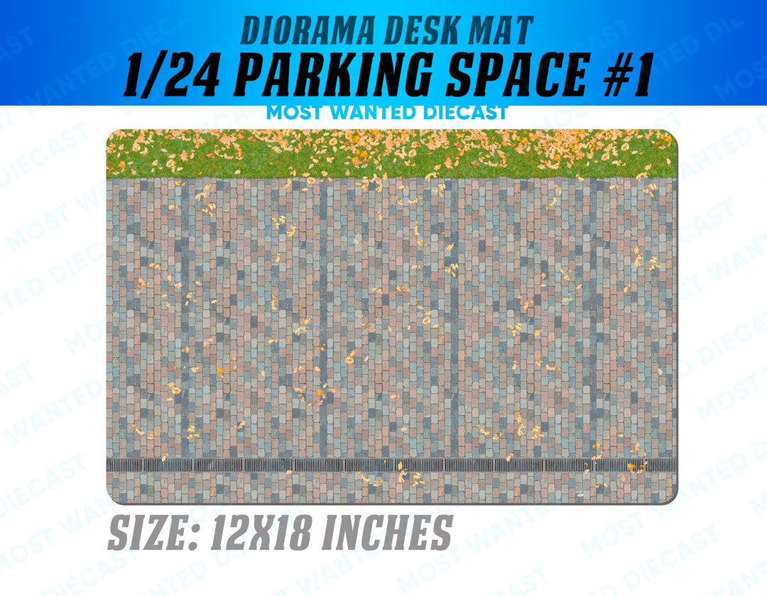 1/24 Desk Mat Parking Space Diorama - Etsy